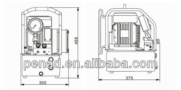 Small Electric Hydraulic Pump Power Station For Hydraulic Torque Wrench
