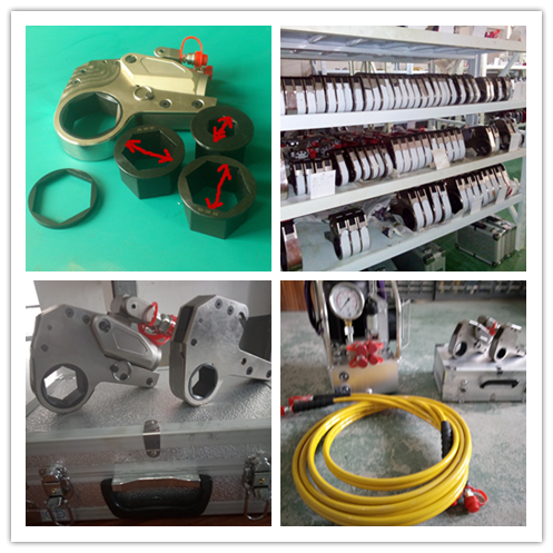 Big Corner Low Clearance Hydraulic Torque Wrench For BOP With CE ...